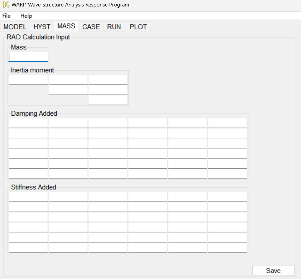 workflow - WARP, preprocess tool for Nemoh.